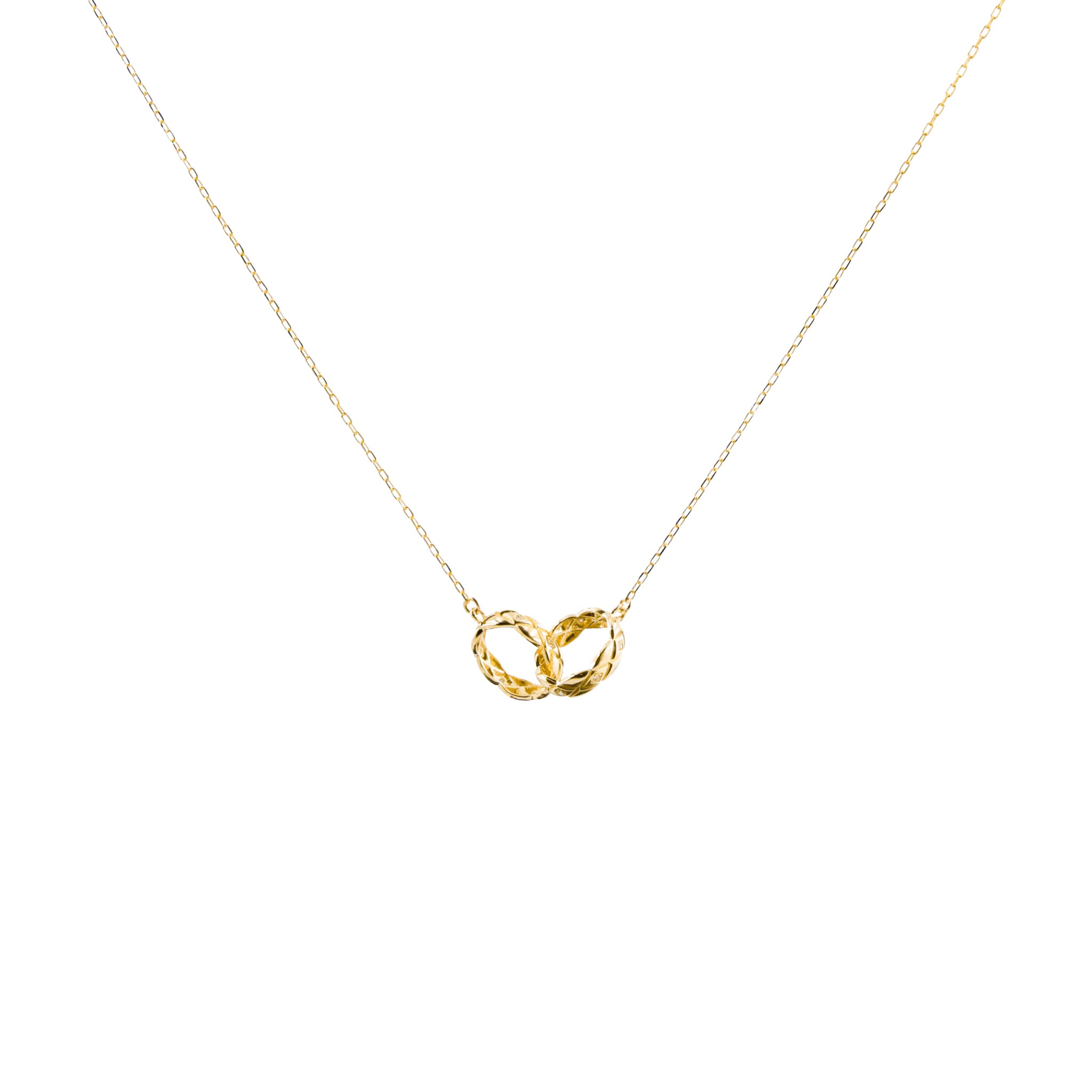 Gabrielle Diamond Necklace Gold Angela Jewellery Australia