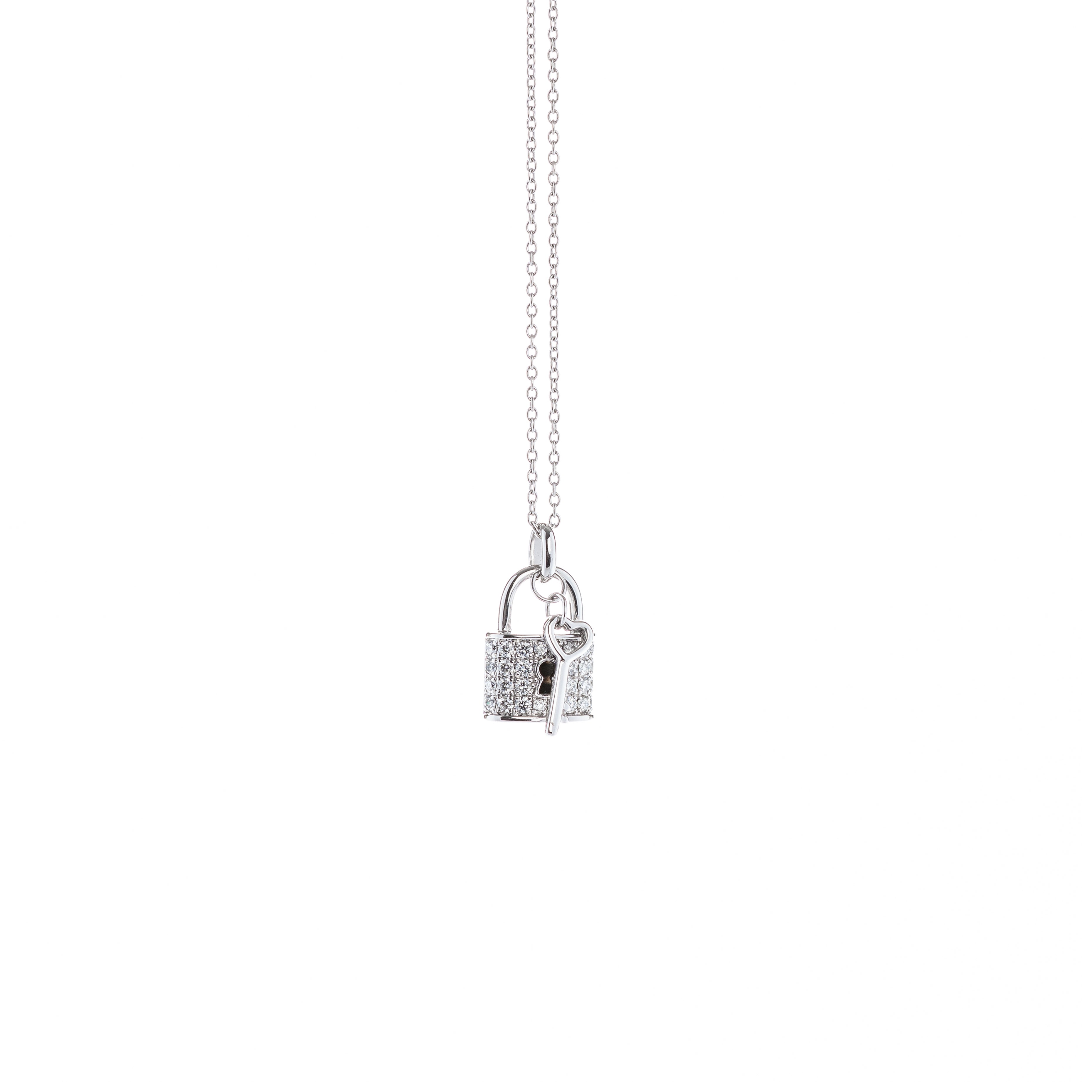 Concentric Lock Diamond Necklace – Angela Jewellery Australia
